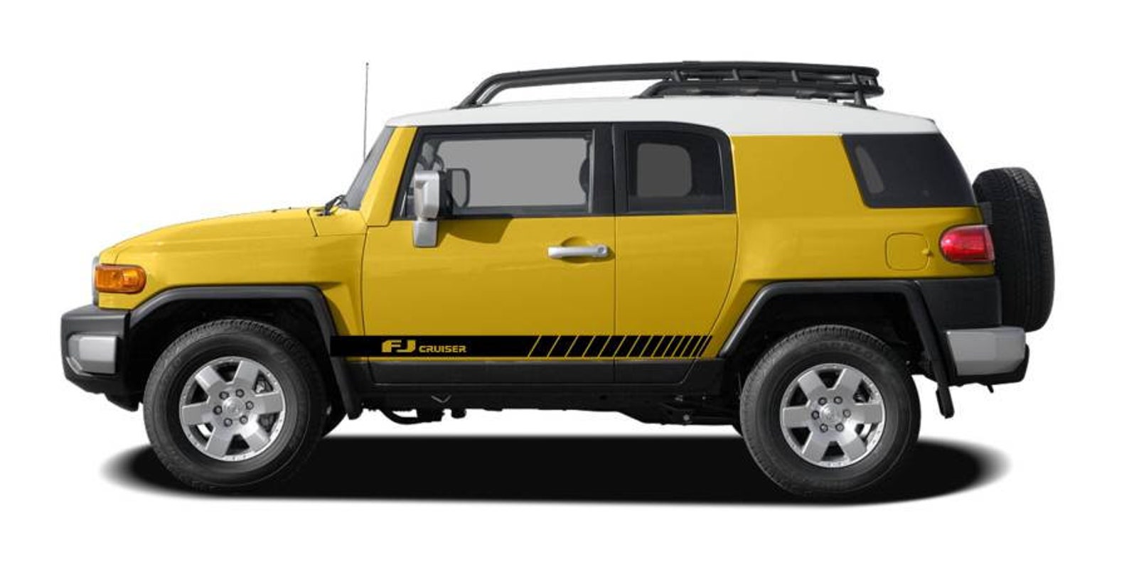 TOYOTA FJ CRUISER 2pcs stripes vinyl decals stickers logo | Etsy