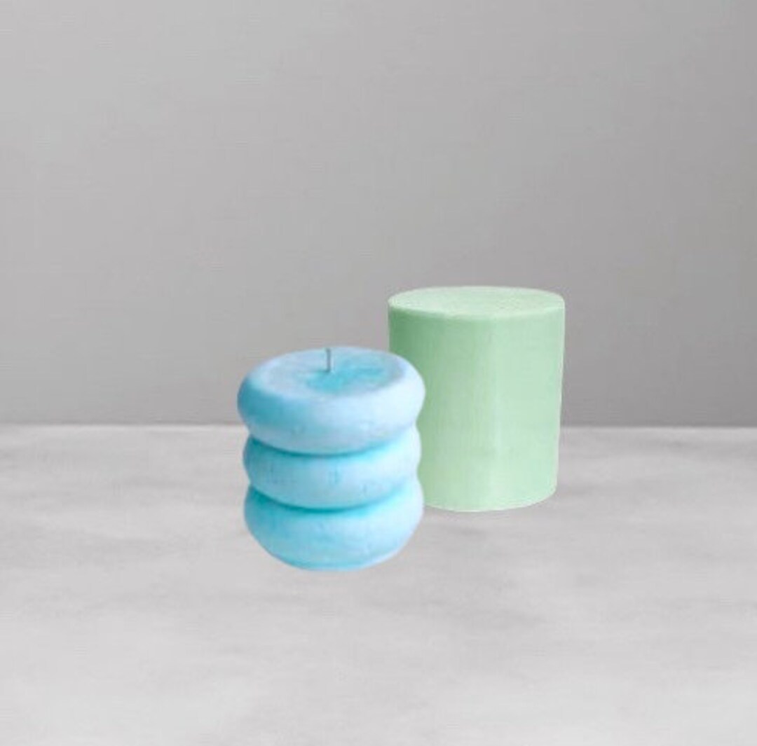 Bagels Candle Mold 6,8 X 6,7cm Round Silicone Mold Handmade Candle ...
