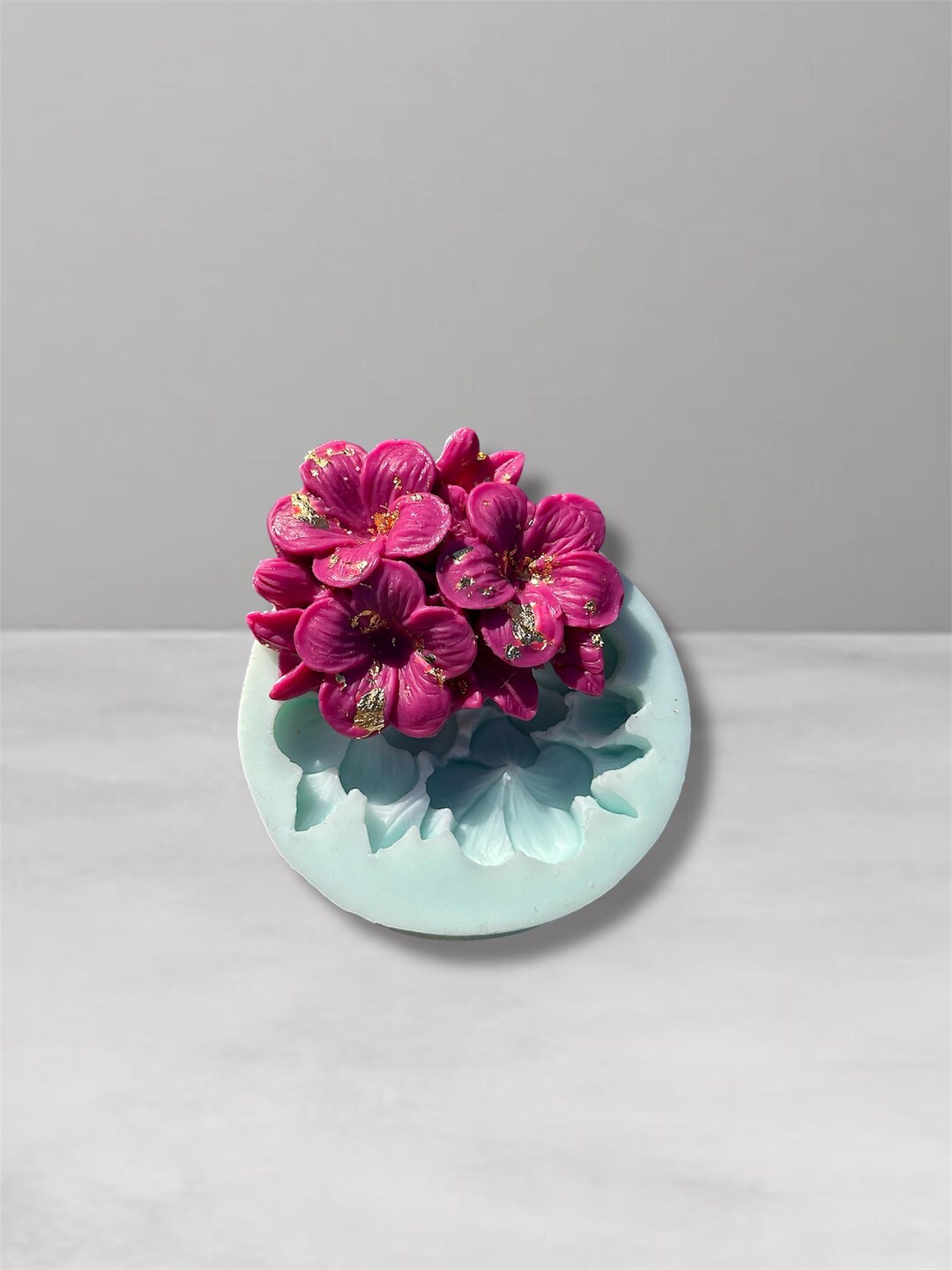 Silicone Mold "sakura Blossom" for Candles Handmade Soap Mold Flower ...