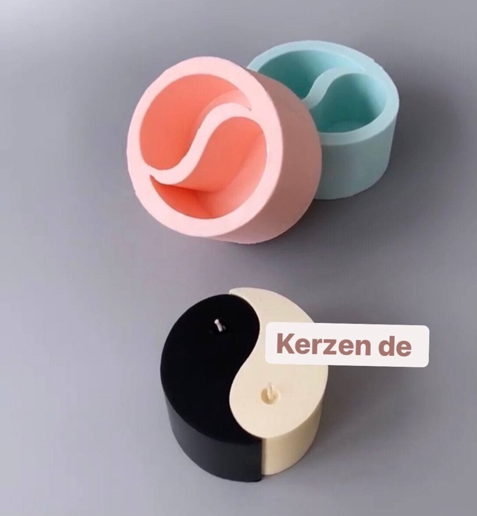 Yin and yang Silicone Mold | Etsy