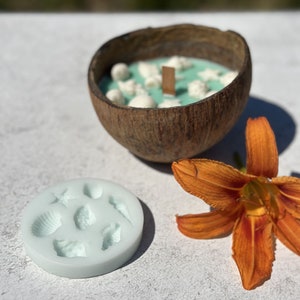 Silicone Mold of Mini Sea Life Set 7 in 1 Handmade Ocean Life Set ...