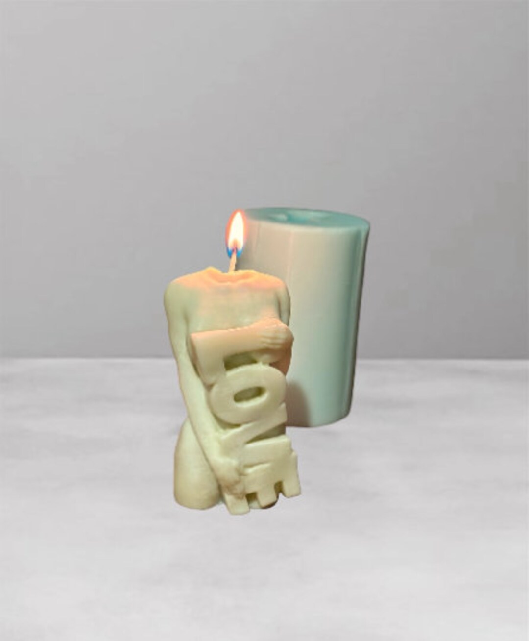 LOVE Torso Silicone Mold Female Body Mold Candle Mold Naked Woman ...