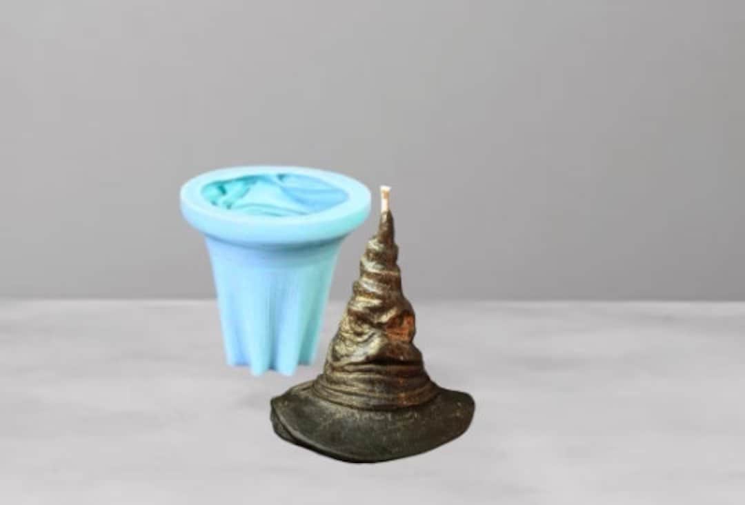 Wizard Hat Silicone Mold Sorting Hat Candle Mold Magic Hat Resin Mould ...
