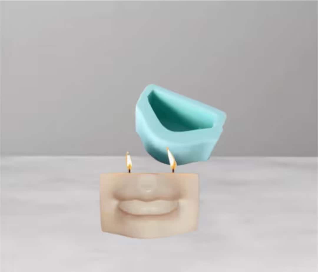 David Lips Silicone Mold Handmade High Quality Mould for Concrete David ...