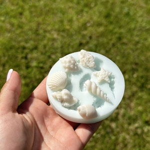 Silicone Mold of Mini Sea Life Set 7 in 1 Handmade Ocean Life Set ...