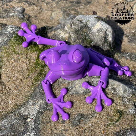 Frog 3D Printed Frog Articulated Frog - Etsy