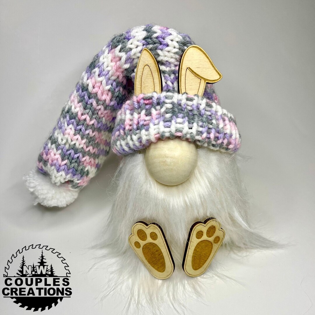 Wooden Bunny Gnome Ears and Feet, 3 Pairs - Etsy