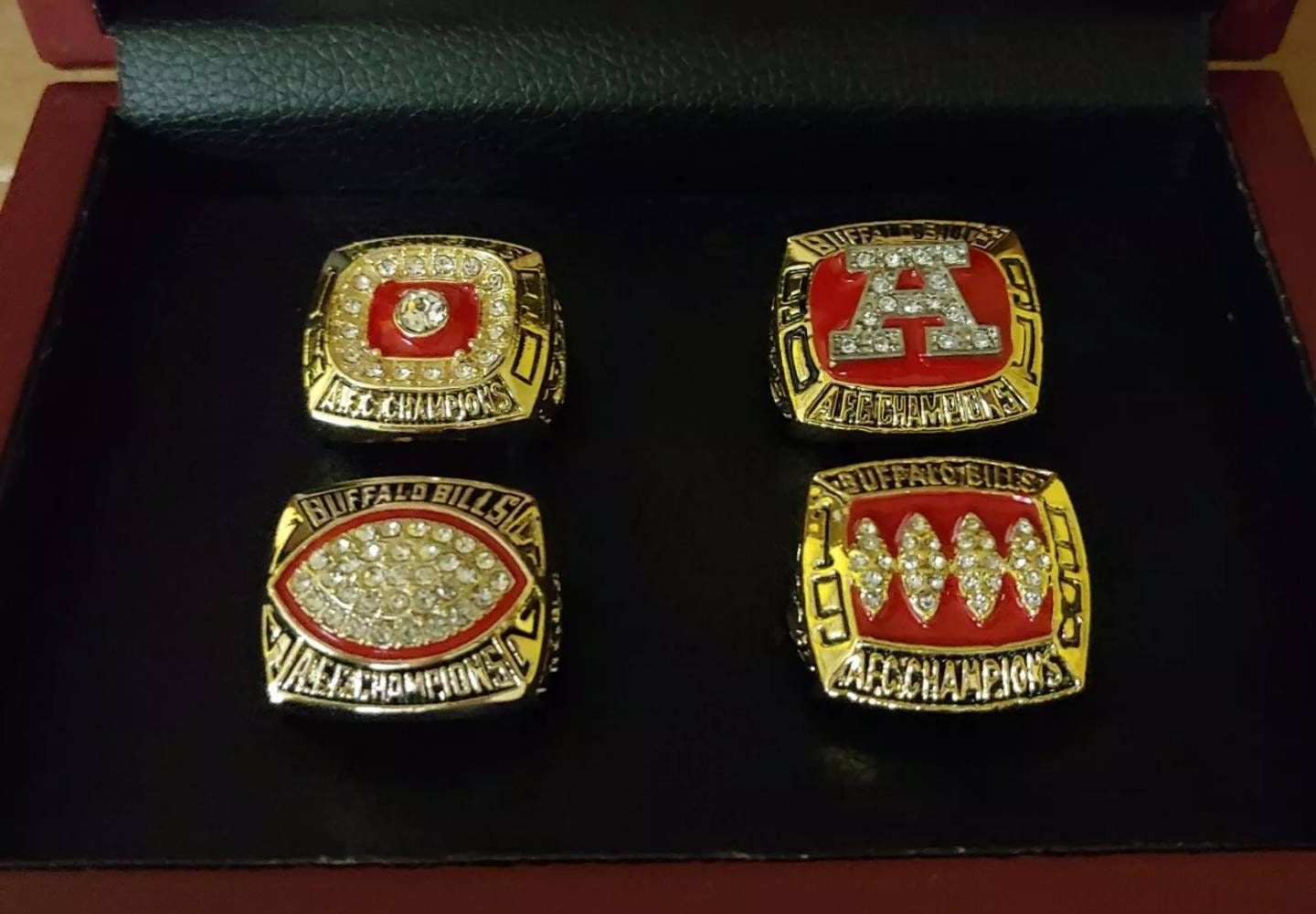 Jim Kelly Buffalo Bills AFC Championship Super Bowl 4 Ring | Etsy