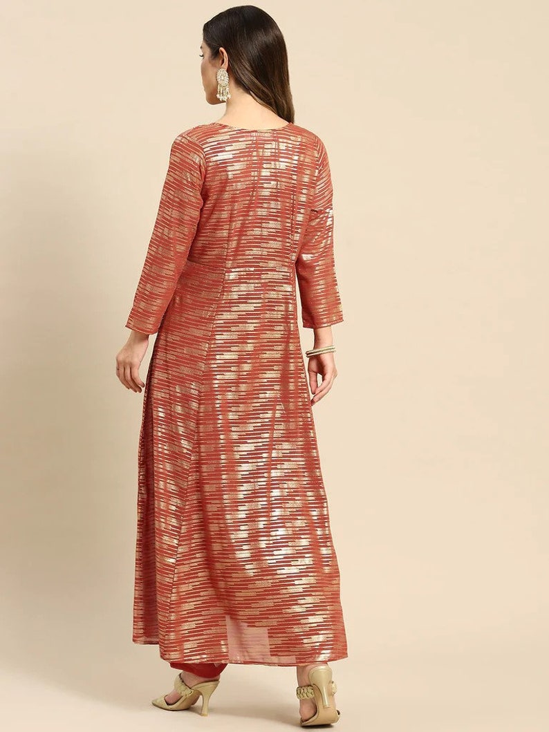 Women Crop Top With Pants and Shrug Set Indo Western Ethnic - Etsy