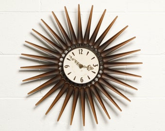 Syroco Starburst Clock - Etsy