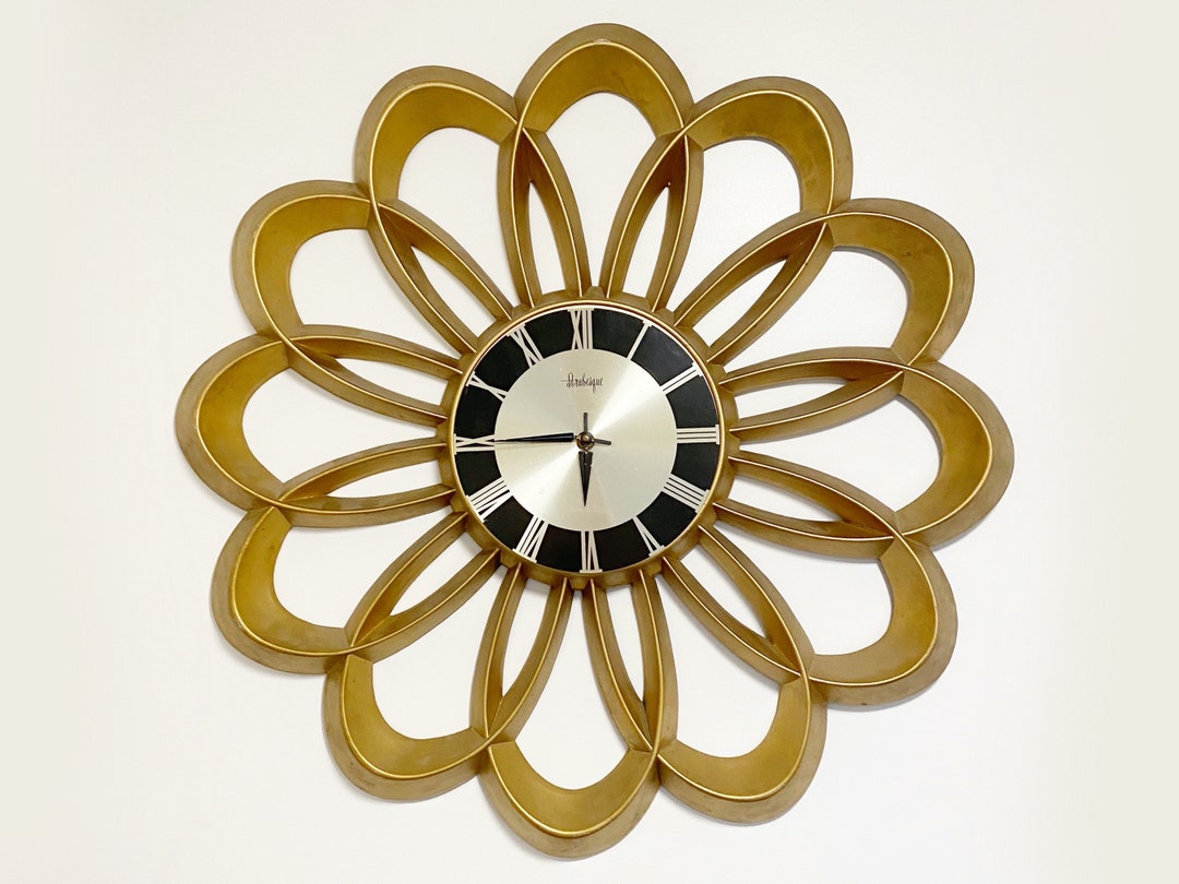 Vintage Mid-century Modern Atomic Wall Clock by Arabesque (burwood) - Etsy
