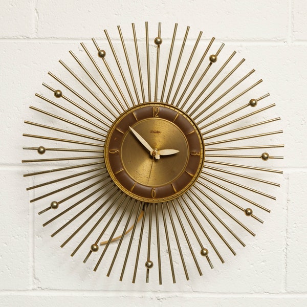 Starburst Clock - Etsy