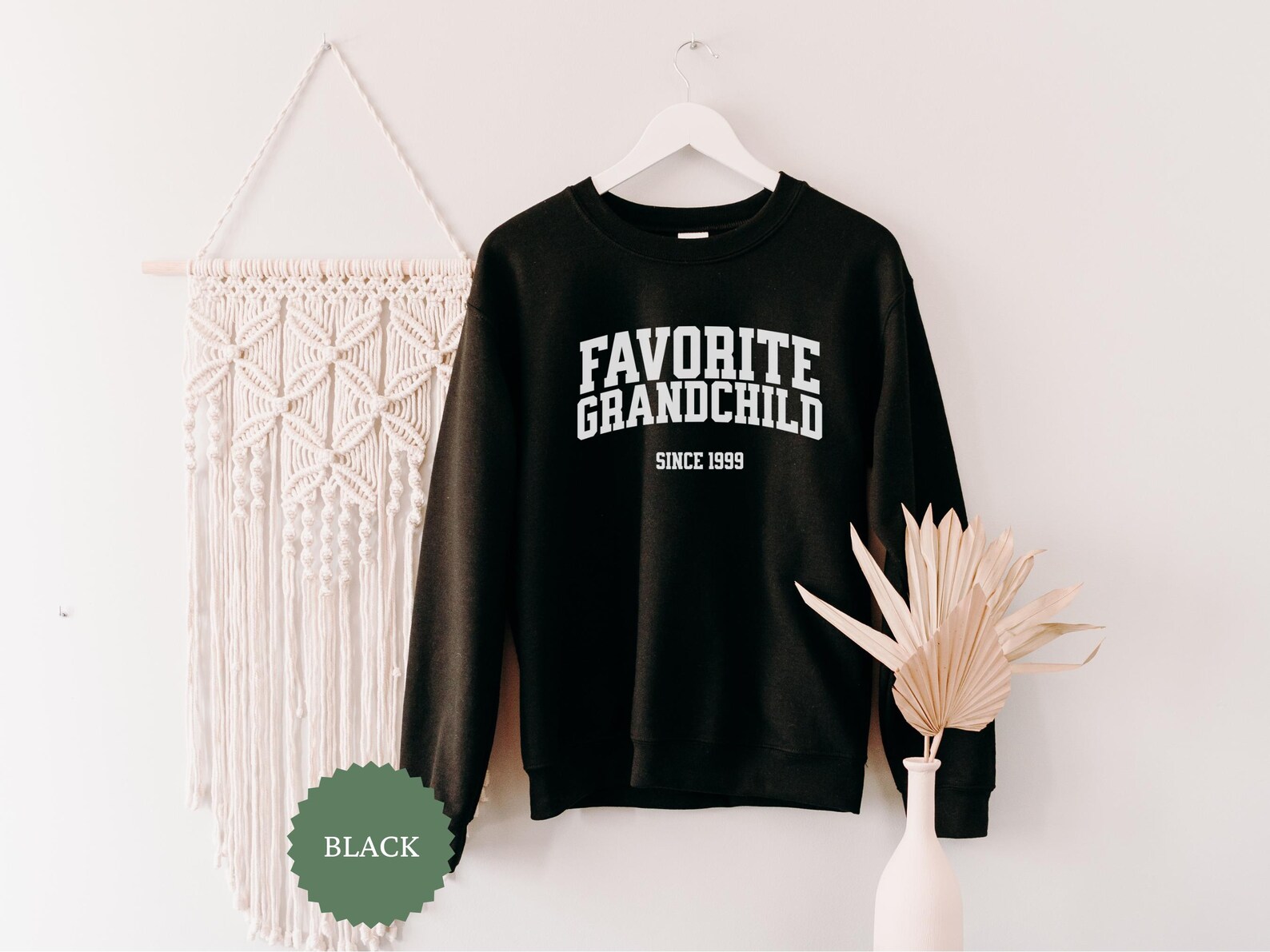 Custom Favorite Grandchild Sweatshirt, Grandma Favorite Unisex Crewneck ...