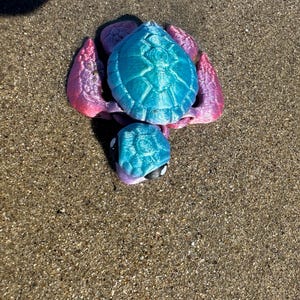 Turtle Sea Tortoise - 3D Printed Articulated Turtle - Sensory Stress ...