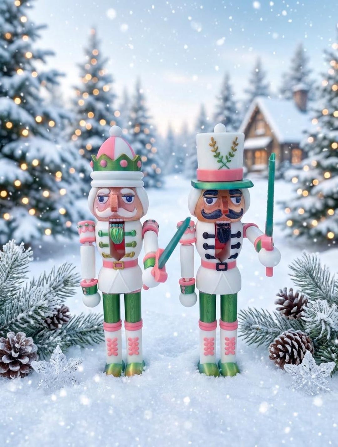 Nutcracker Glow- 3D Printed Articulated Nutcracker- Sensory Stress ...
