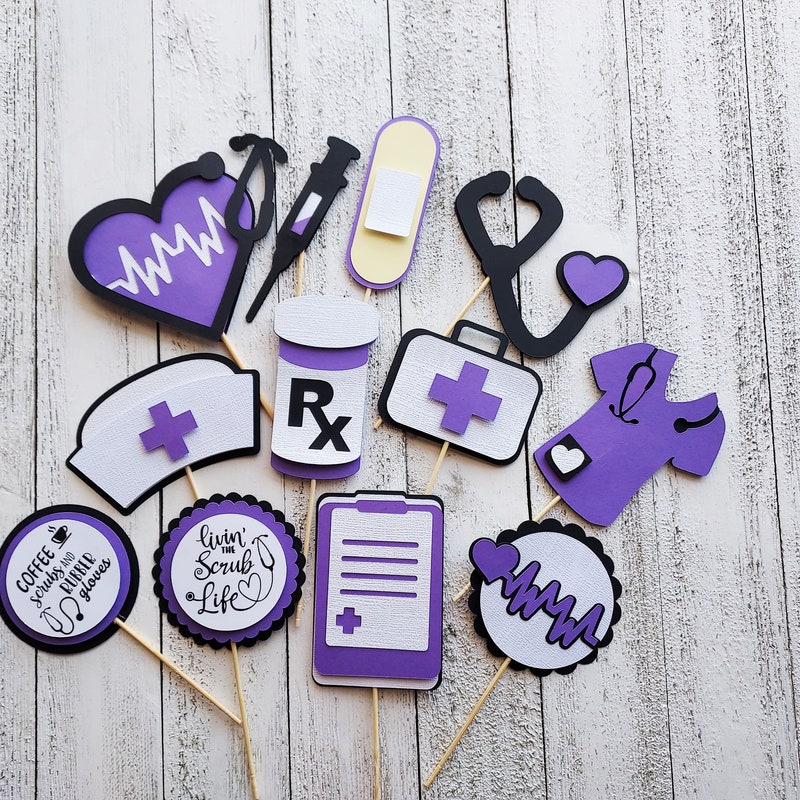 Nurse Cupcake Topper - Etsy