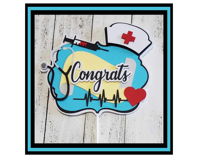 PA Graduation Topper, Graduation 2024, Medical School Graduate, Nurse ...