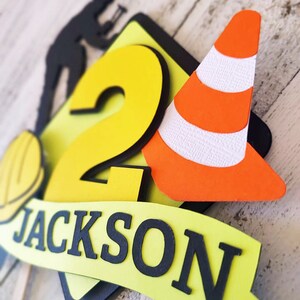 Construction Cake Topper, Construction Party Cake Topper, Construction ...