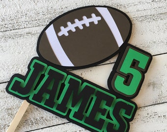 Football Topper | Etsy