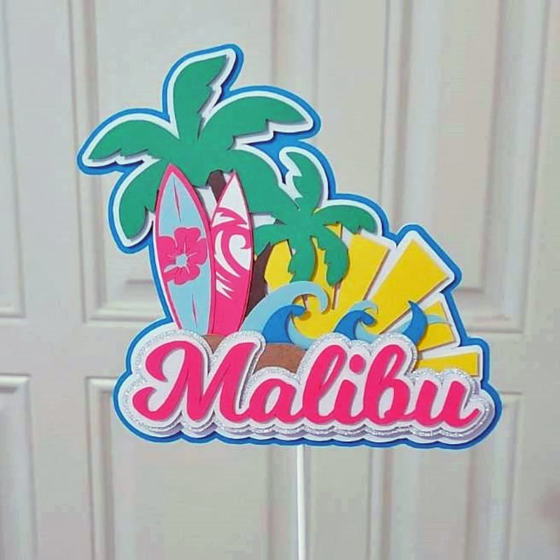 Beach Cake Topper - Etsy