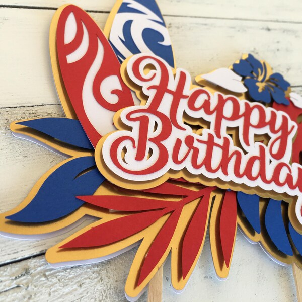 Beach Cake Topper - Etsy