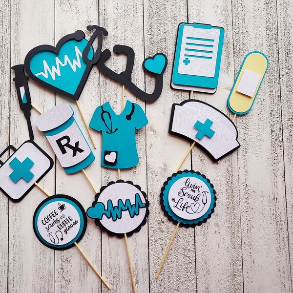 Nurse Cupcake Topper - Etsy