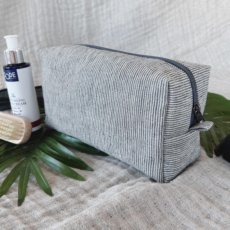 Linen Cosmetic Bag - Etsy