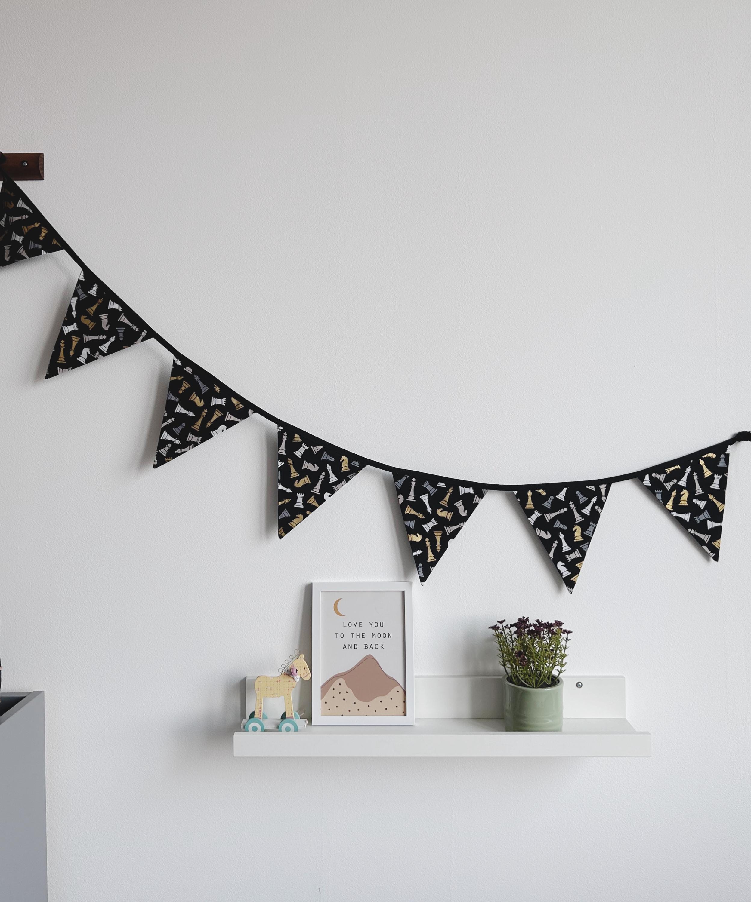 Woodland Theme Bunting Forest Celebration Garland Floral Bunting Banner ...
