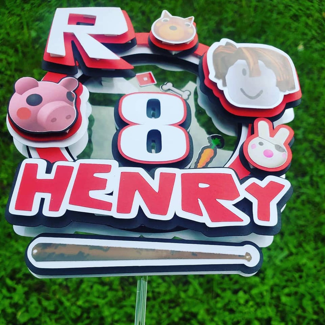 Roblox Cake topper-Piggy | Etsy