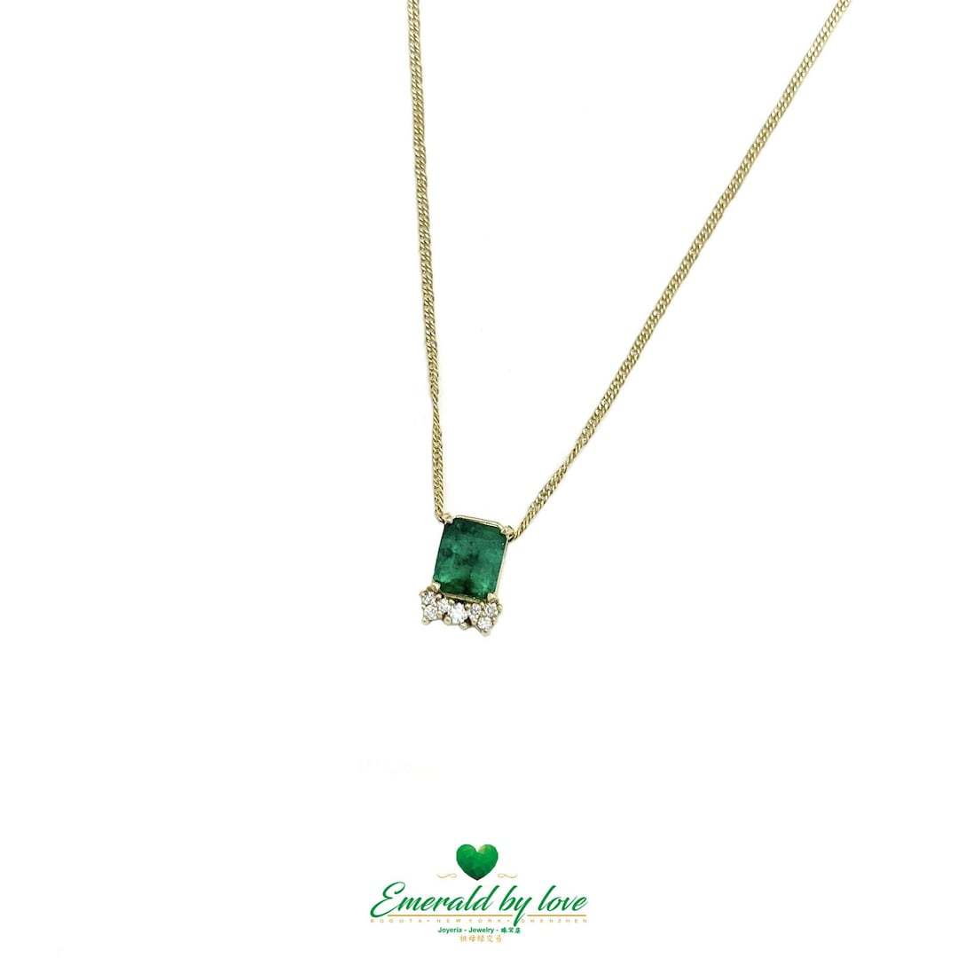Radiant Crown Pendant With Emeralds and Diamonds - Etsy