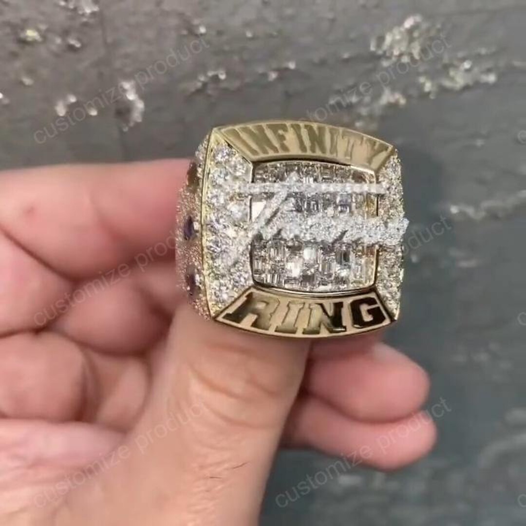 Championship Customize Letter Men's Ring Moissanite Diamond Ring Hip ...