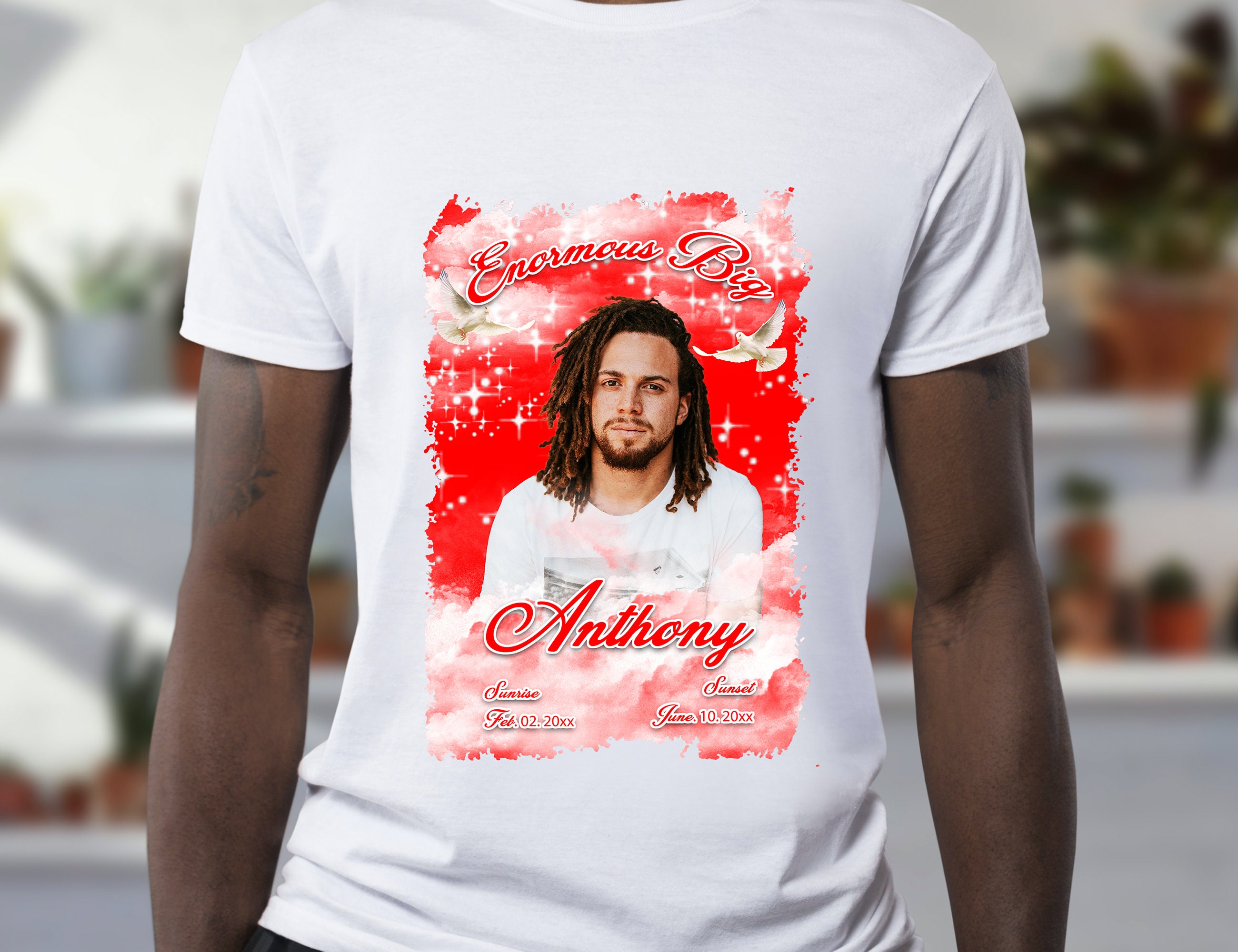 In Loving Memory PNG Red Sky Heaven Stairway Memorial - Etsy