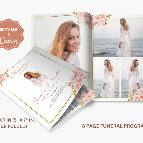 Pink and White Obituaries - Etsy