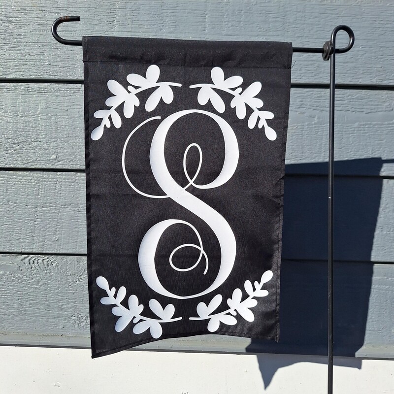 Monogram Garden Flag - Etsy