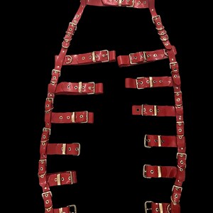 Latex Full Lower Leg Harness. - Etsy