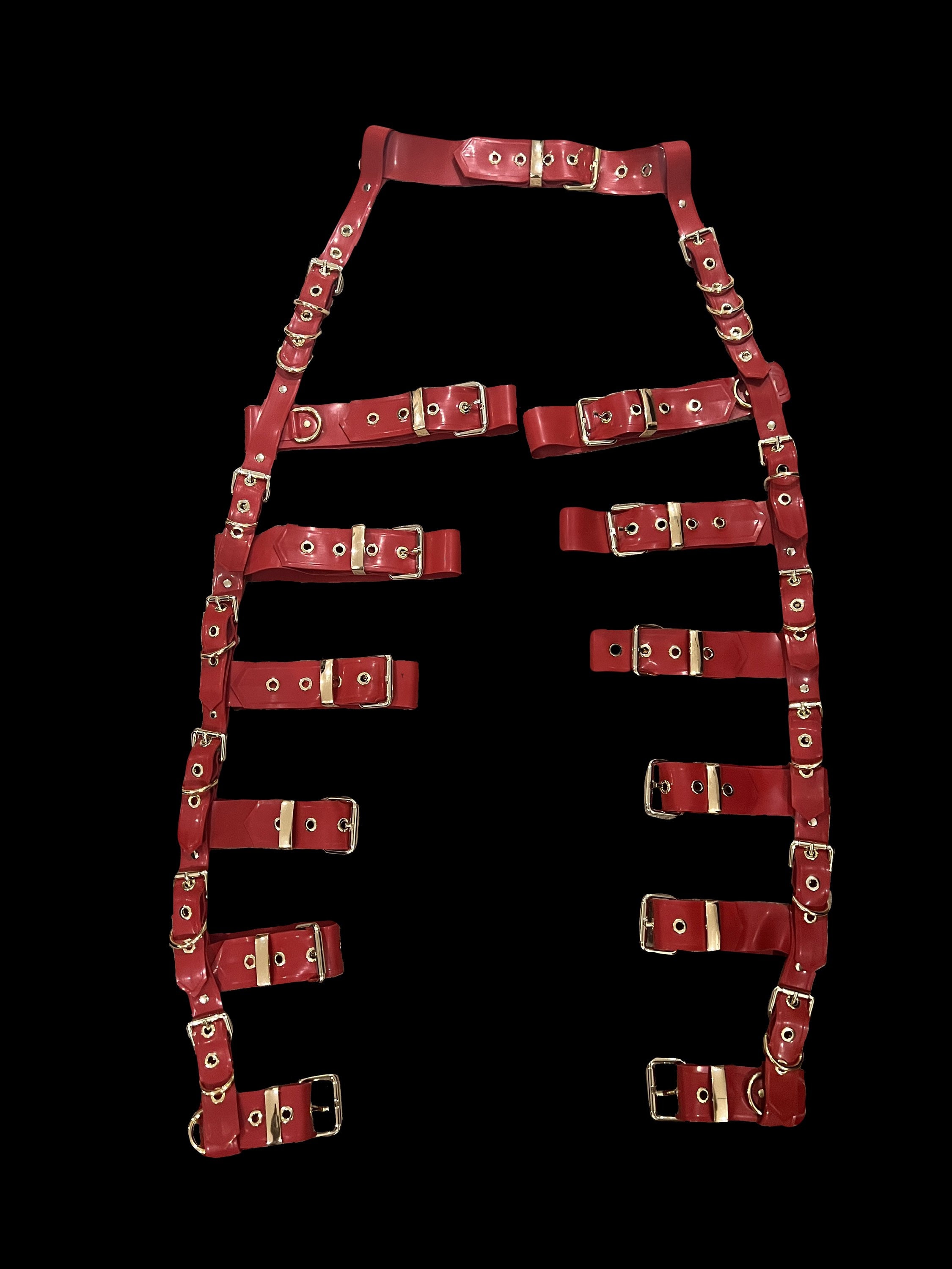 Latex Full Lower Leg Harness. - Etsy Canada