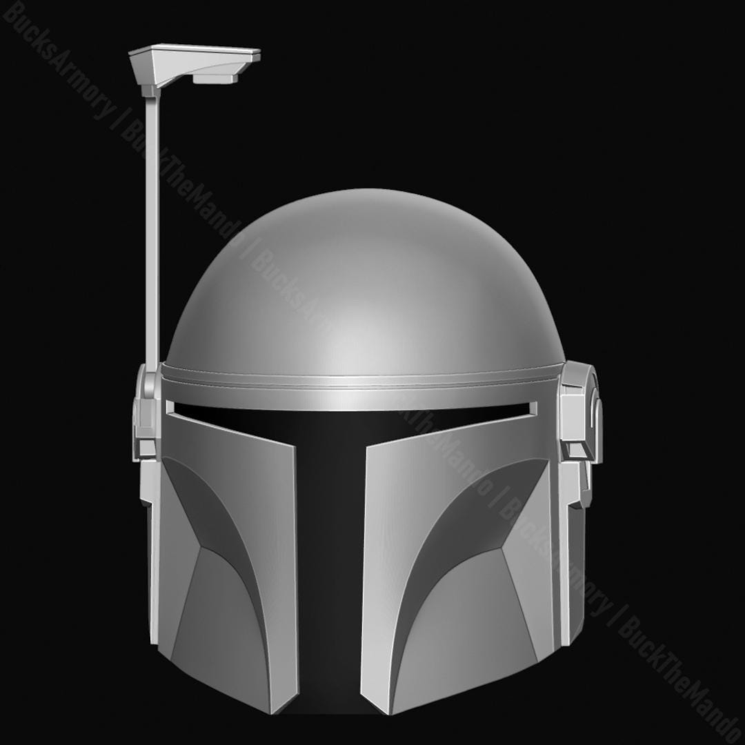 The Mandalorian - Shriek Hawk Covert Helmet Armor 3D Print STL Files - Etsy