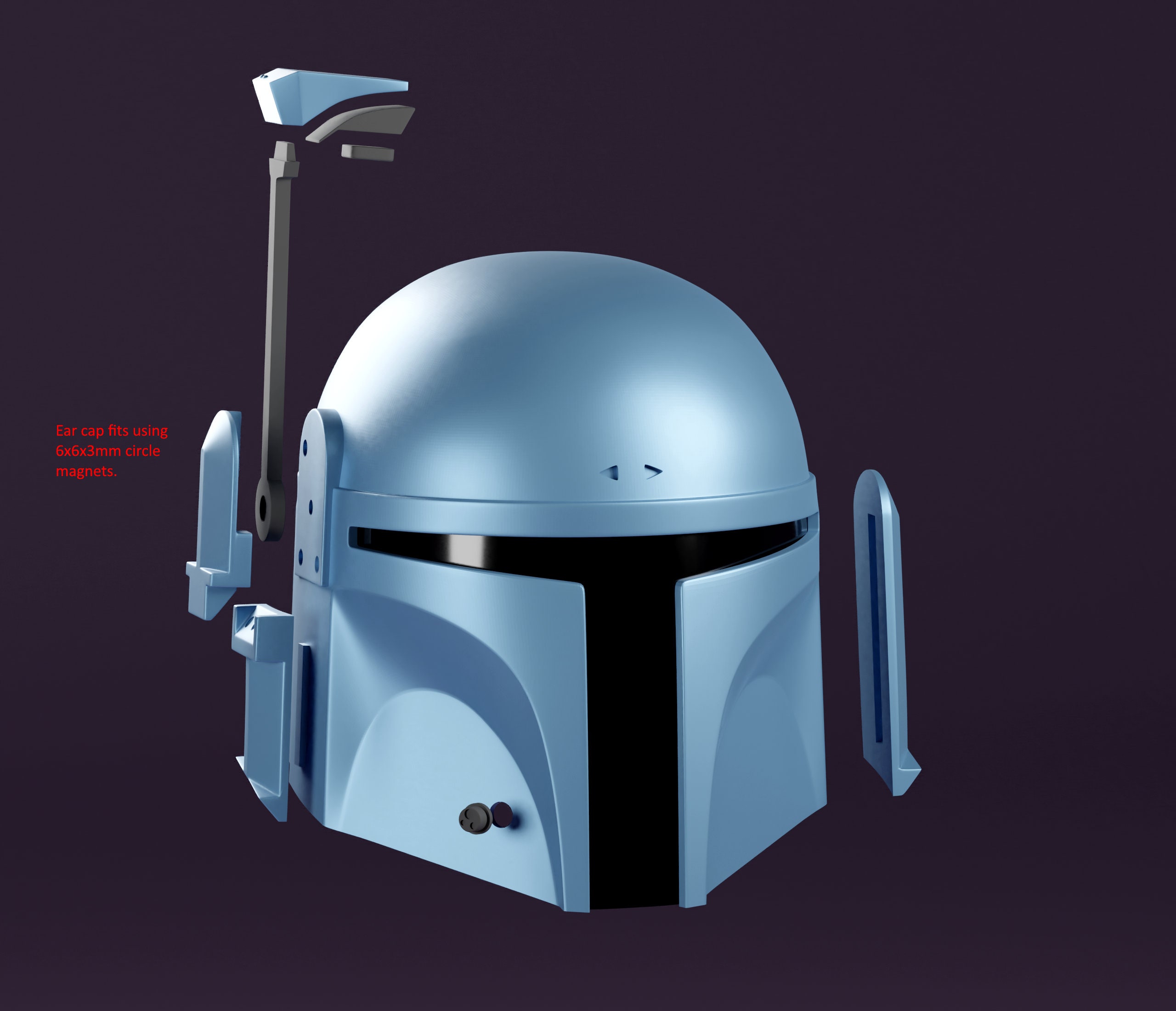 The Mandalorian Death Watch Axe Woves Helmet Armor 3D Print - Etsy