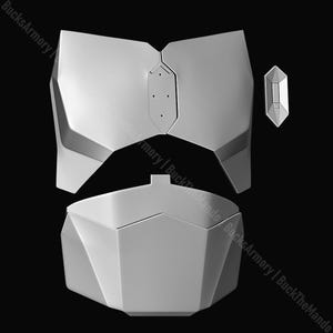 The Mandalorian - Beskar Chest Plate Armor 3D Print STL Files - Etsy