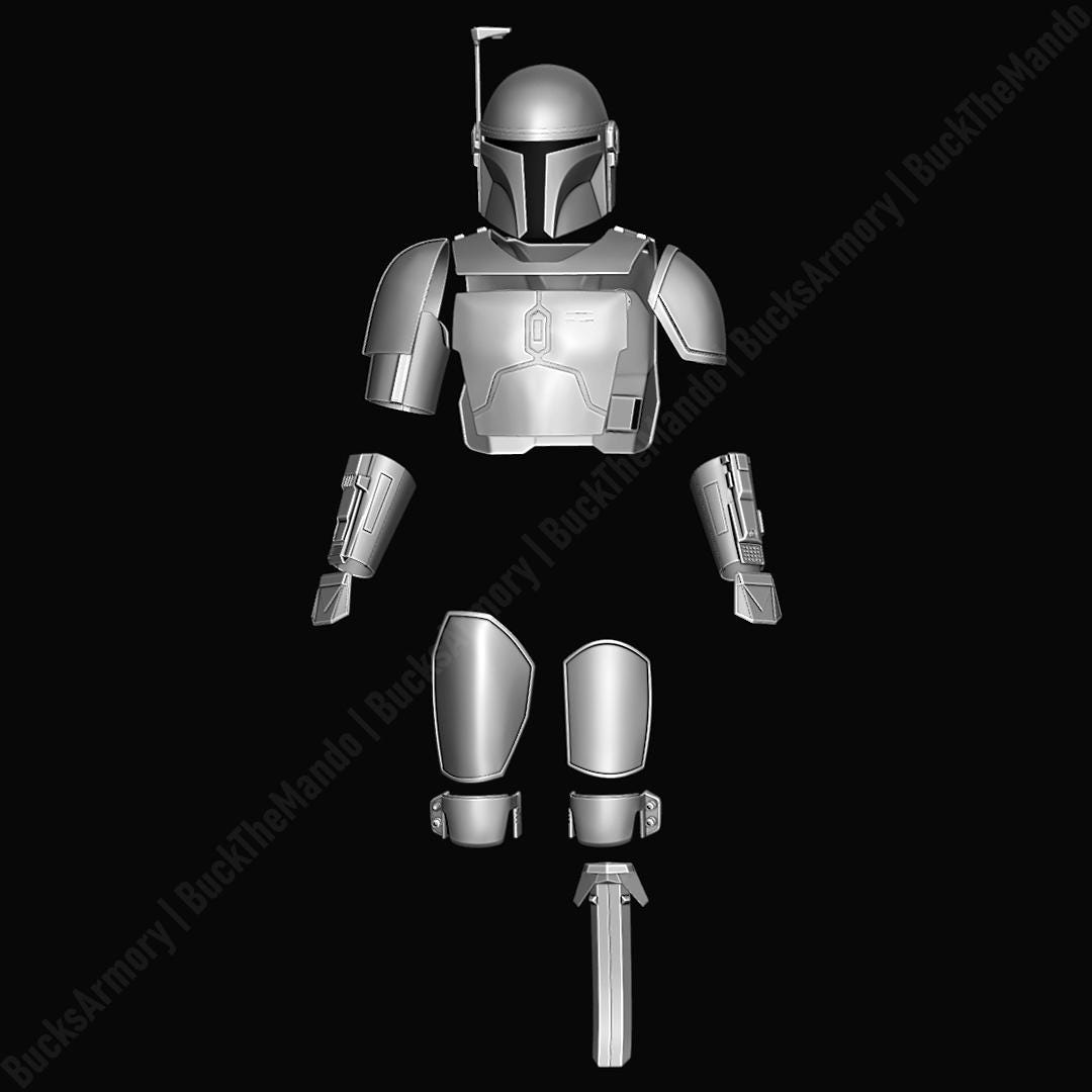 The Mandalorian - Season 3 Covert / Nite Owl Privateer Mercenary Armor ...