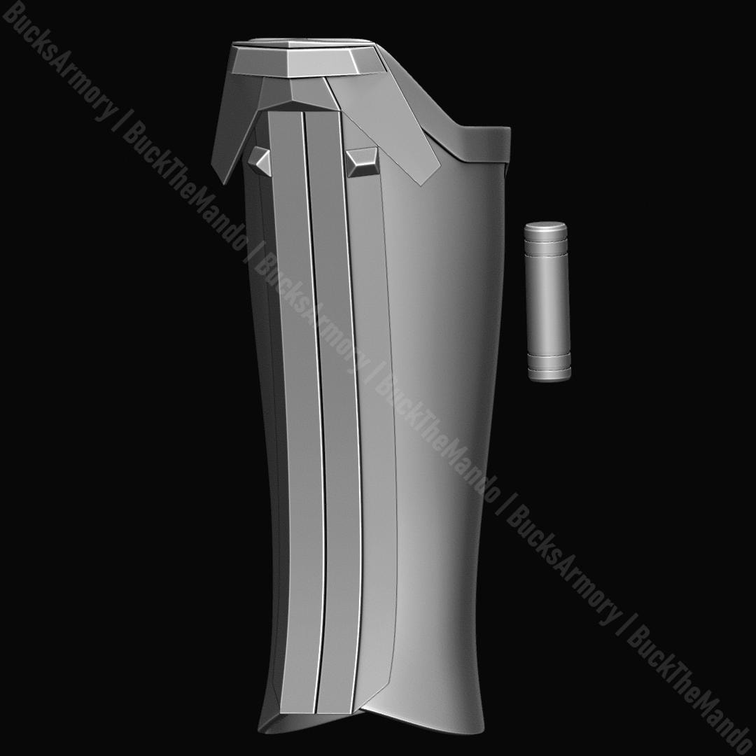 The Mandalorian - Shin / Calf Armor 3D Print STL Files - Etsy