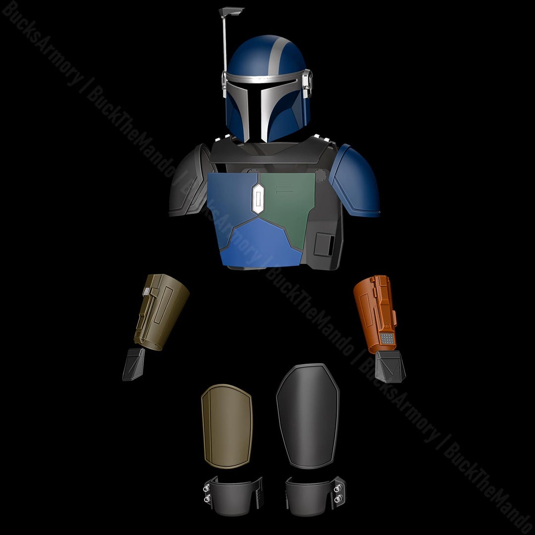 The Mandalorian - Shriek Hawk Delta Armor 3D Print STL Files - Etsy