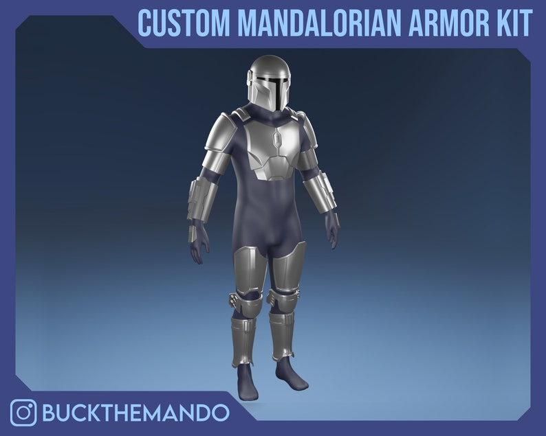 Custom Mandalorian Armor Kit Post Imperial 3D Printable - Etsy