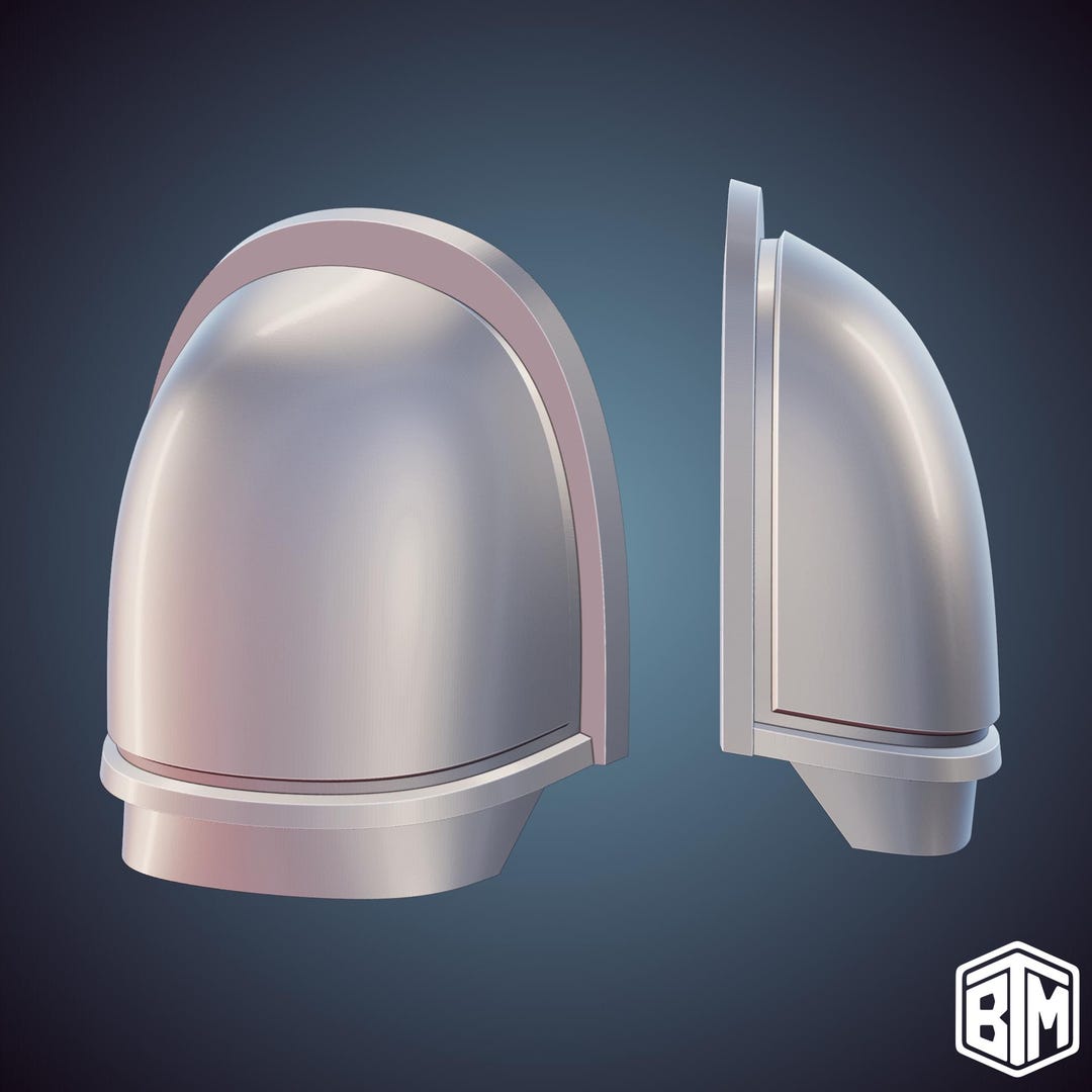 The Knight - Custom 3D Printable Shoulder Armor Inspired by the ...