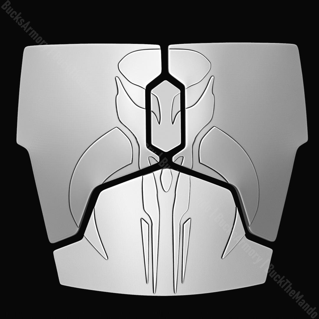 Mandalorian Custom Mythosaur Chest Plate (book of Boba Fett Style) - Etsy