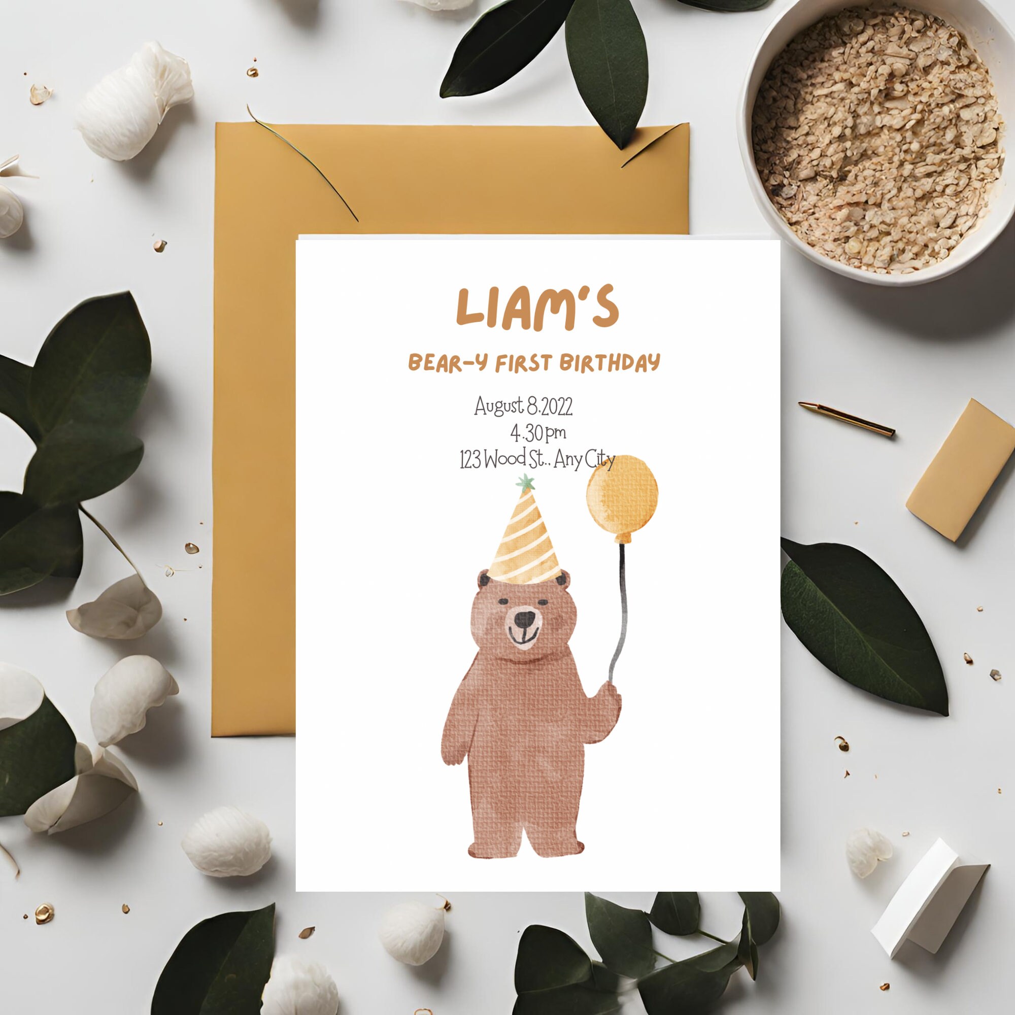 Beary First Birthday - Etsy