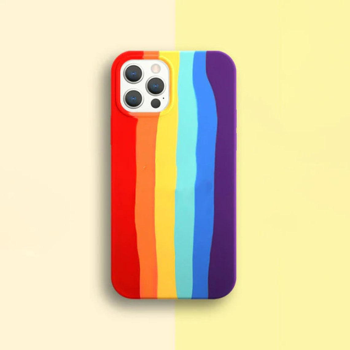 Rainbow Phone Case for Iphonex XR 11 12 Pro Max Silicone Color - Etsy