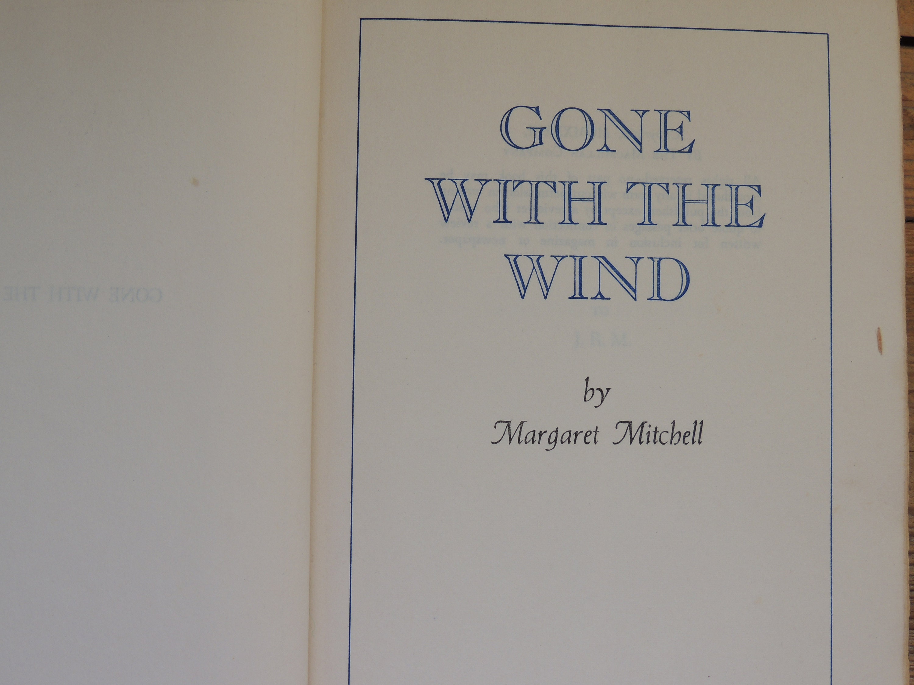 Gone With The Wind Book The Outsiders