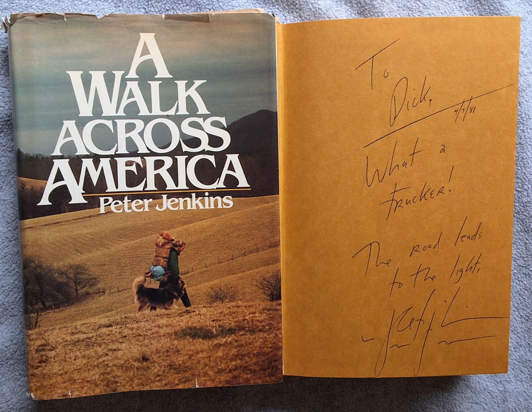 Signed* A Walk Across America-peter Jenkins/story of Journey From New ...