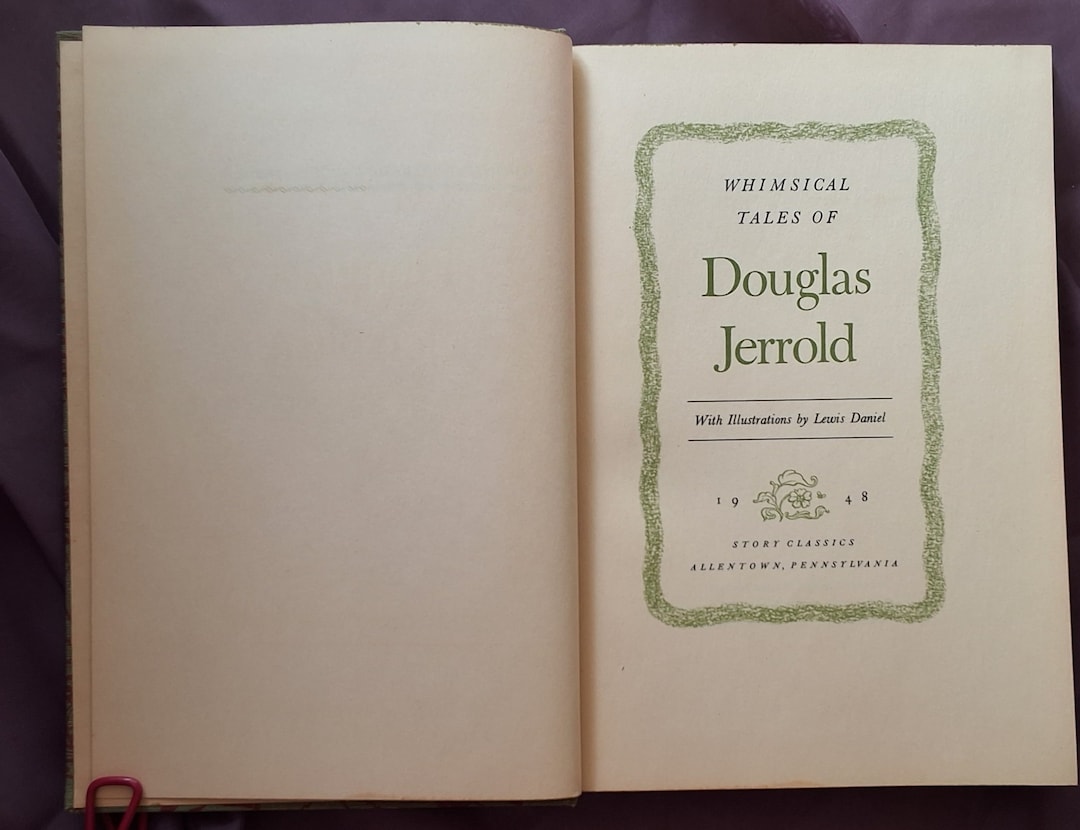 Whimsical Tales of Douglas Jerrold/with Illustrations by Lewis Daniel ...